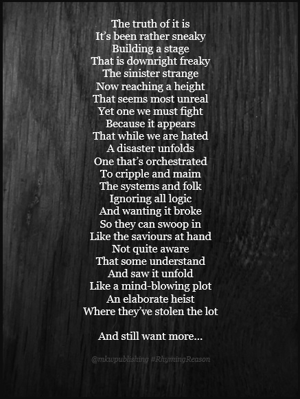 The Truth Of It Is… (poetry) | MKW Publishing